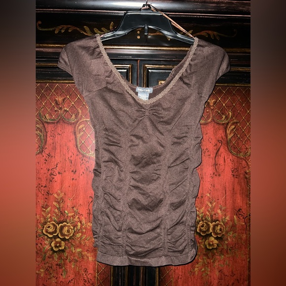 Tops | Top Brand Soho Lady One Size Brown | Poshmark